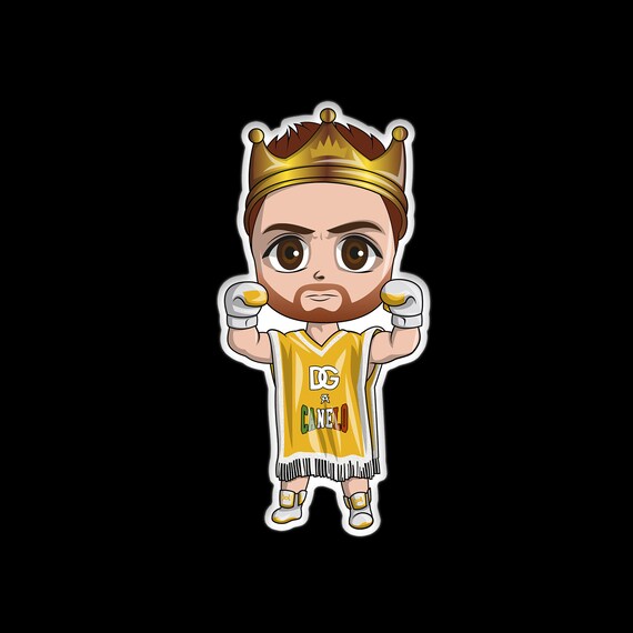 Canelo Alvarez Sticker Scratch Proof/water Resistant Sticker | Etsy