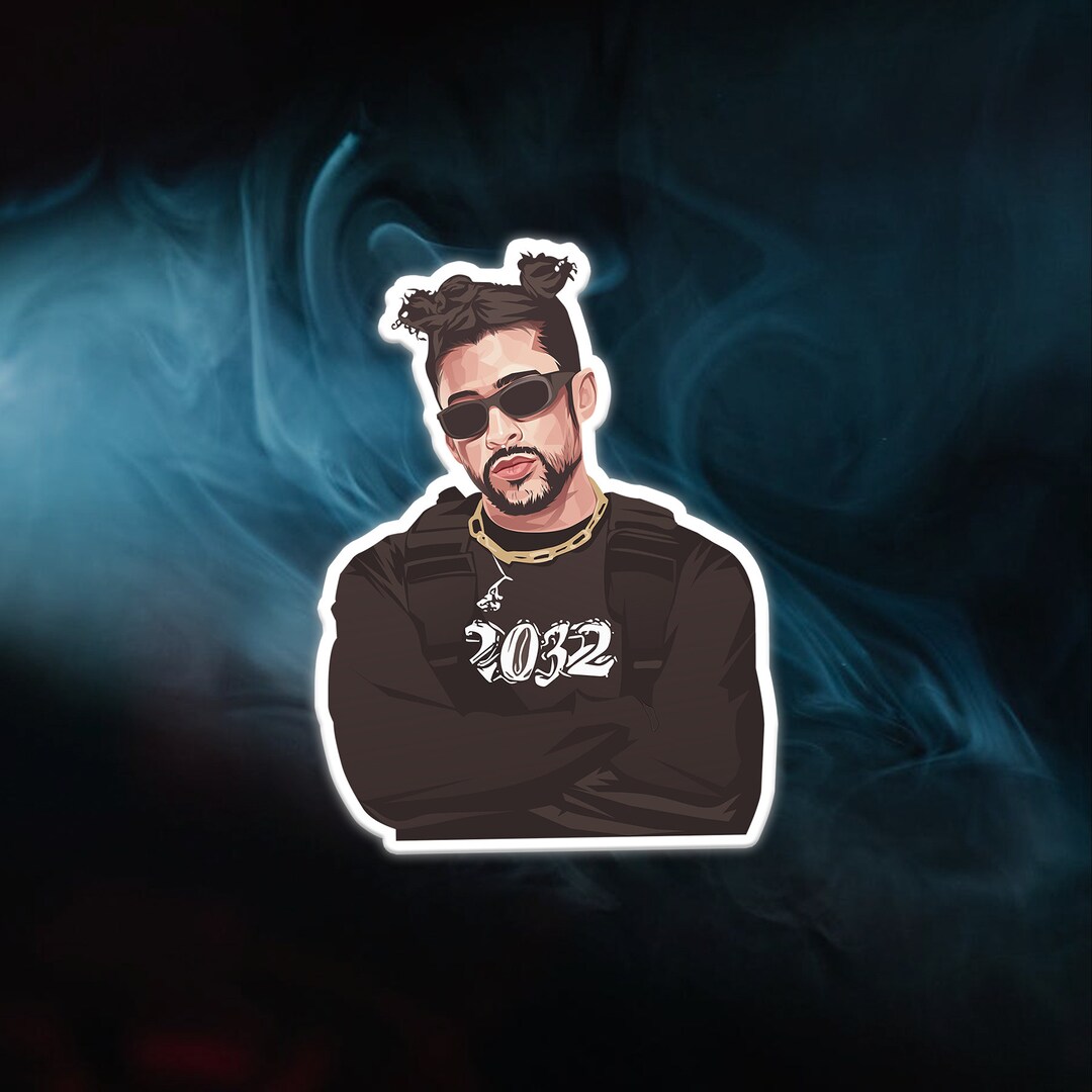Bad Bunny Ultimo Tour Sticker 2032 - Water Resistant/scratch Proof ...