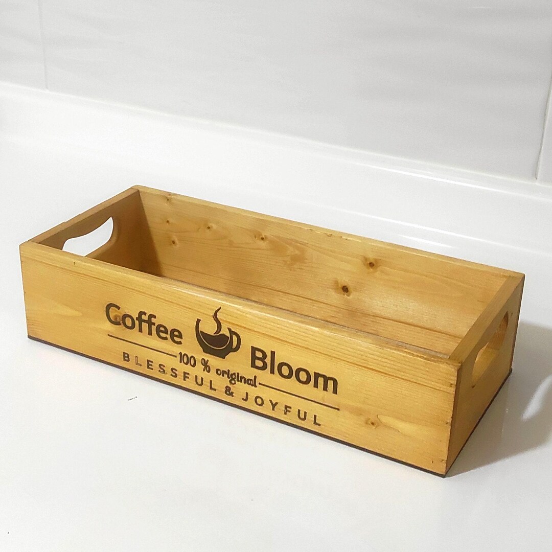 Wooden Coffee Tray, Coffee Serving Tray, Coffee Bloom, Coffee Bar ...