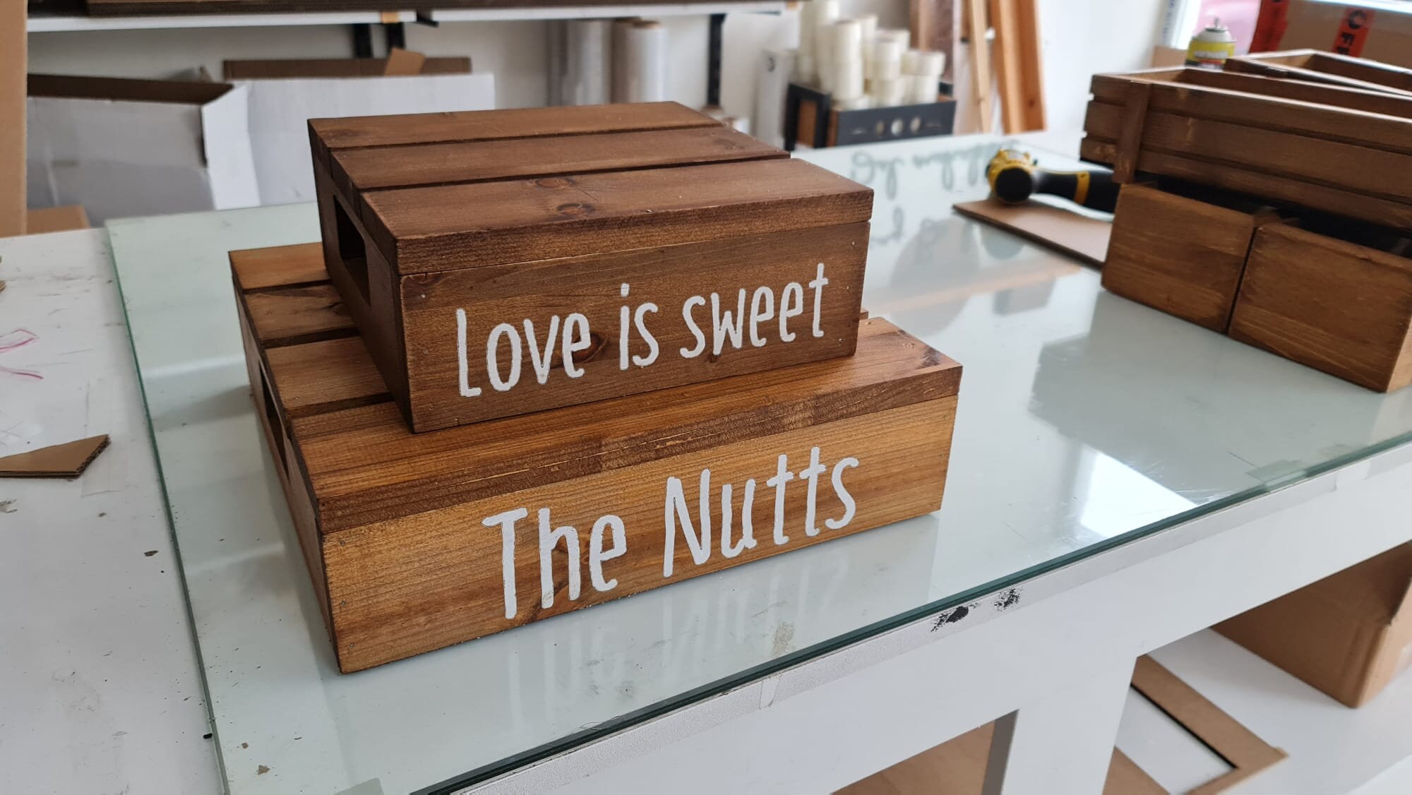 Rustic Wedding Cake Stand for Events Wood Personalized Cake Stand ...