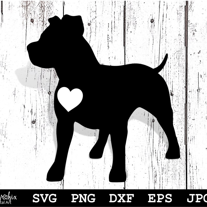 Pitbull Svg - Etsy