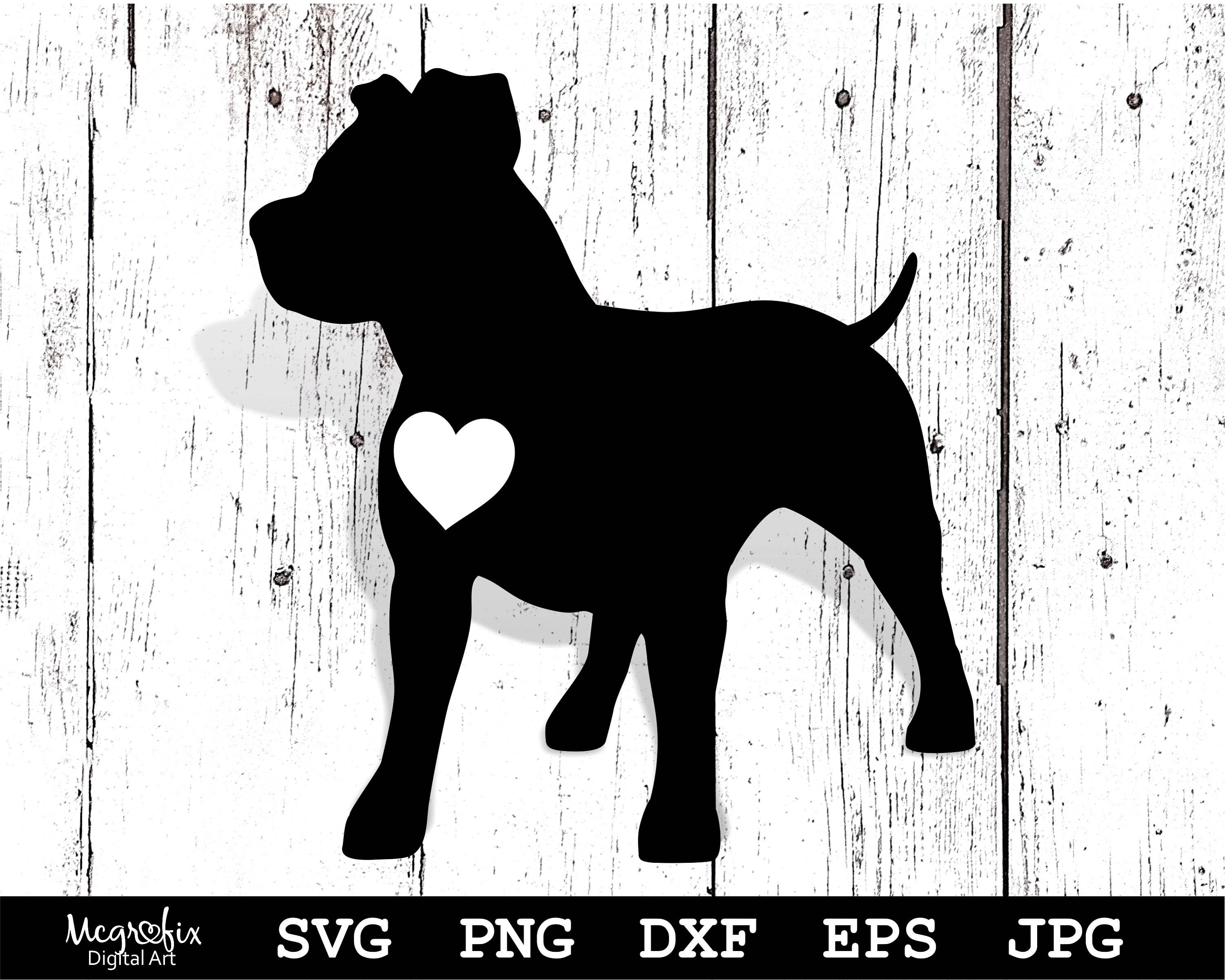 Pitbull SVG Pitbull Silhouette SVG American Pitbull SVG - Etsy