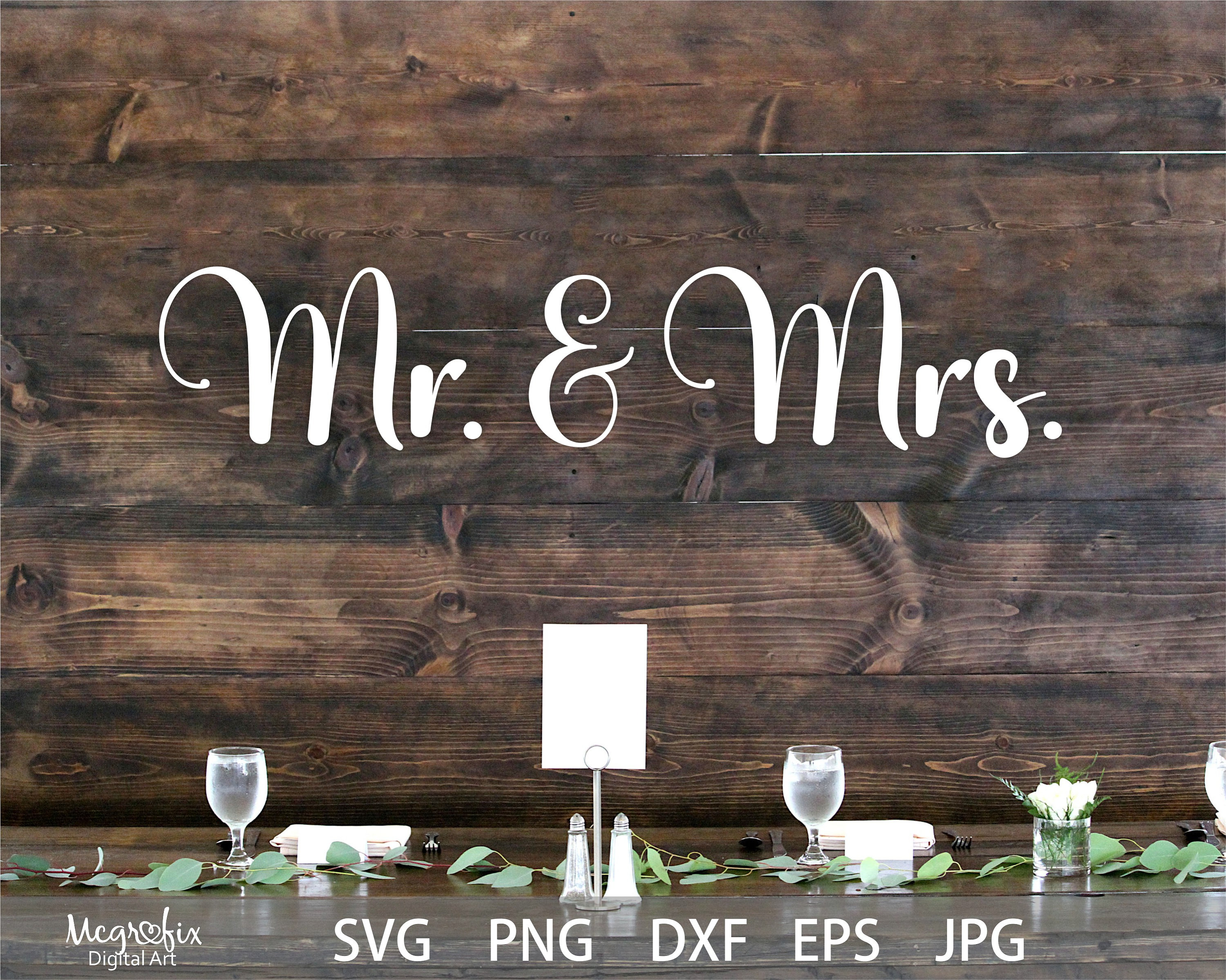 Mr and Mr SVG Mr and Mrs Est Svg Mr Mrs SVG Mr and Mrs | Etsy UK