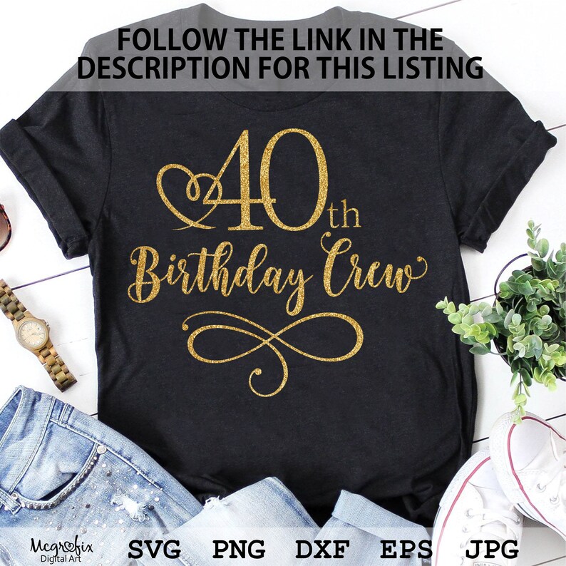 40th Cake Topper SVG 40th Birthday SVG Cake Topper SVG - Etsy UK
