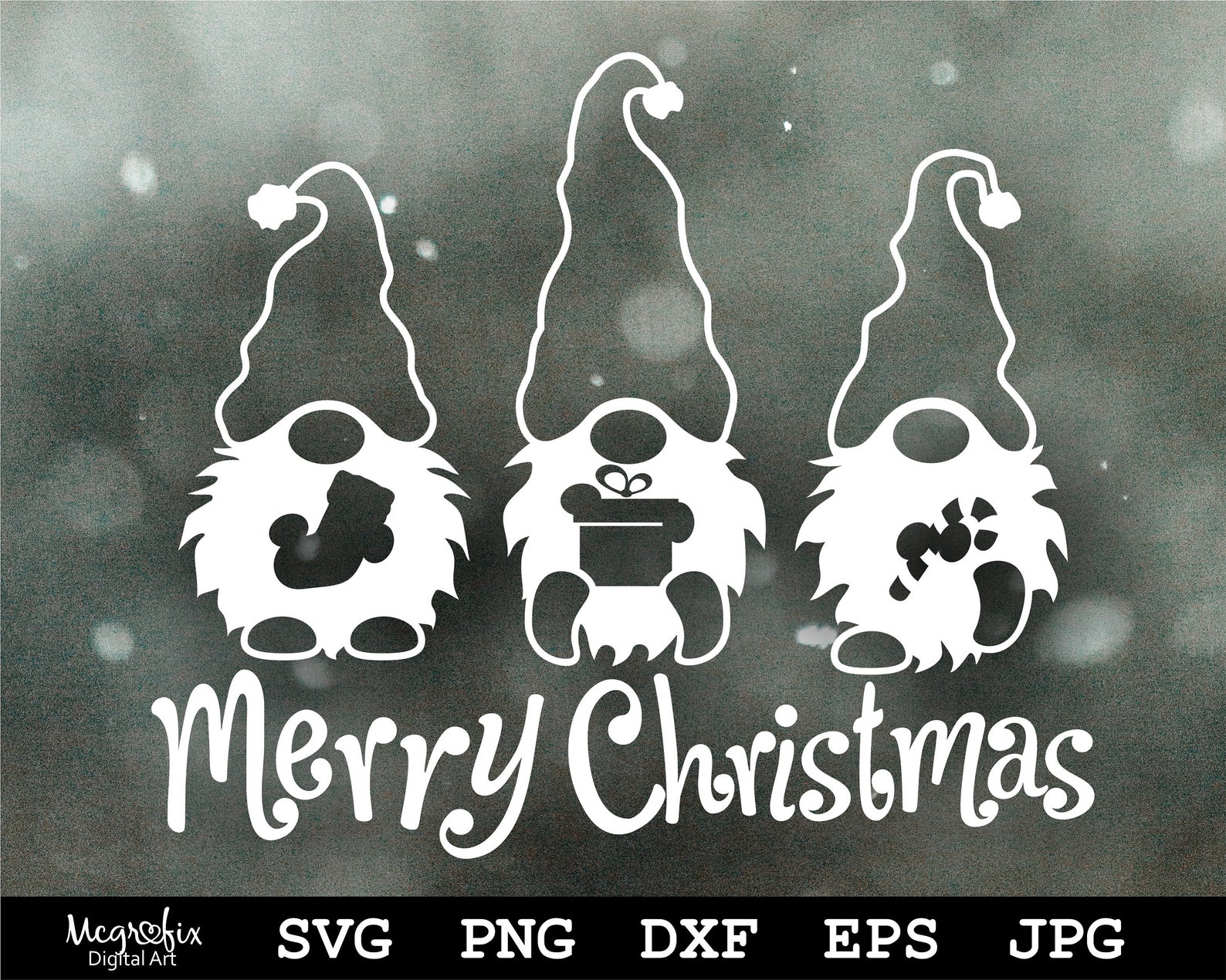 Christmas Gnomes SVG Christmas SVG Merry Christmas Gnomes | Etsy