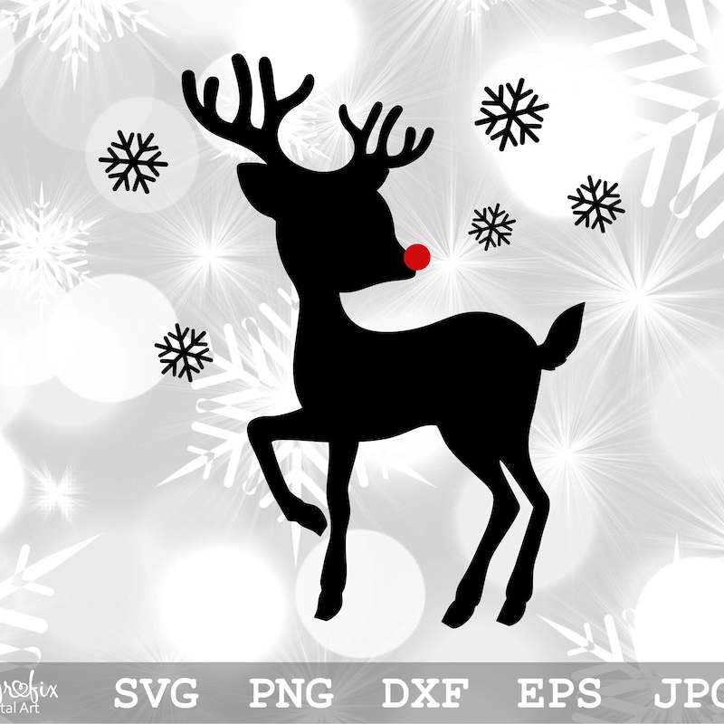 Reindeer Svg - Etsy