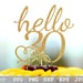 30th Birthday SVG 30th Birthday Cake Topper SVG Hello 30 - Etsy