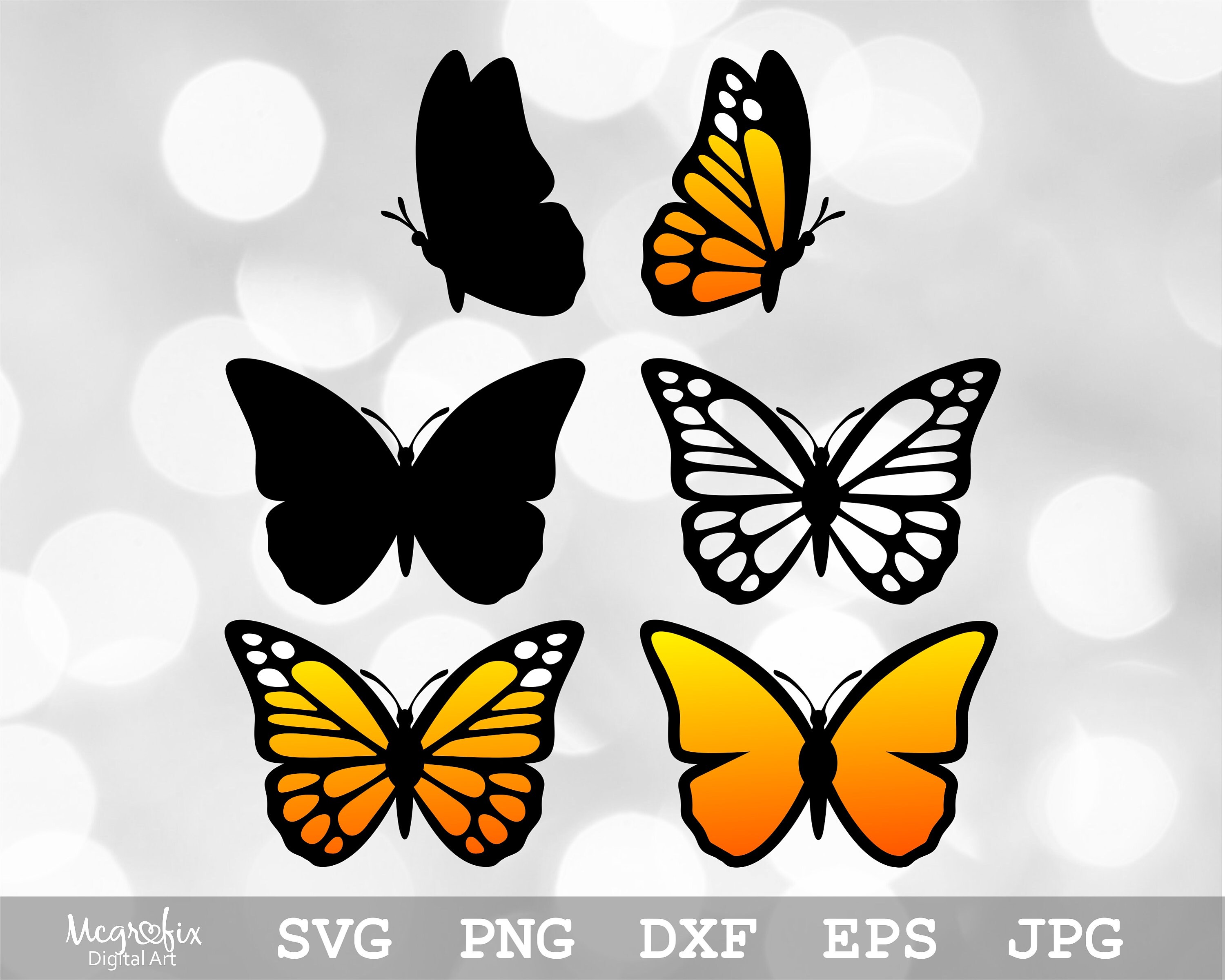 Butterfly Bundle SVG Files Butterfly SVG Butterfly SVG | Etsy