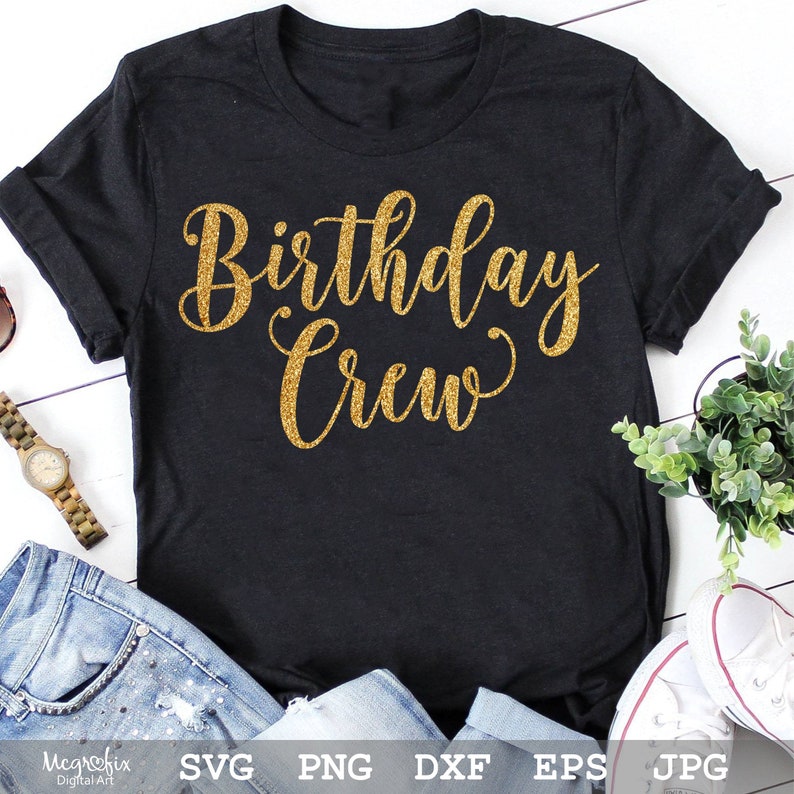 Birthday Crew SVG Birthday SVG Birthday Party Svg - Etsy