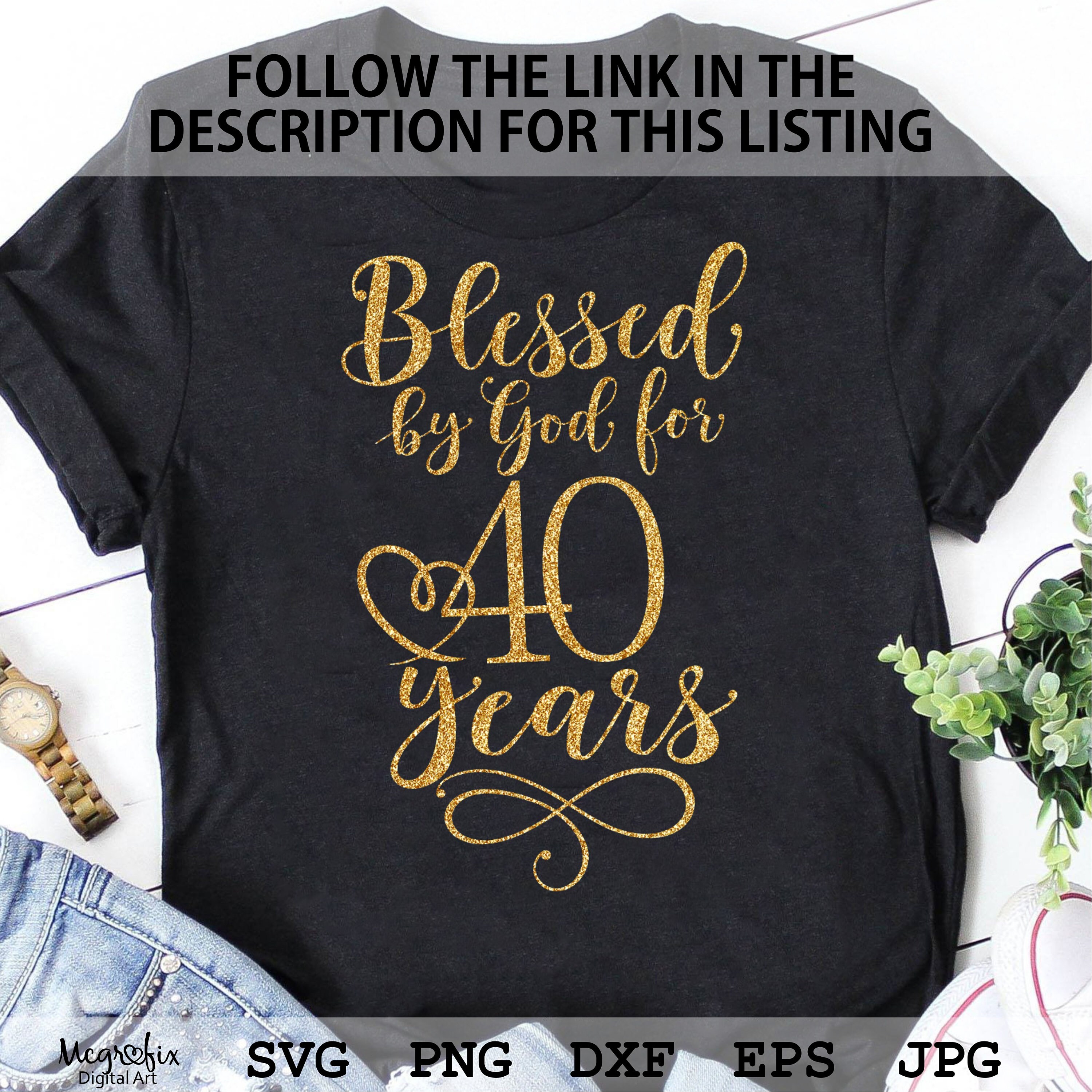 40th Cake Topper SVG 40th Birthday SVG Cake Topper SVG - Etsy UK