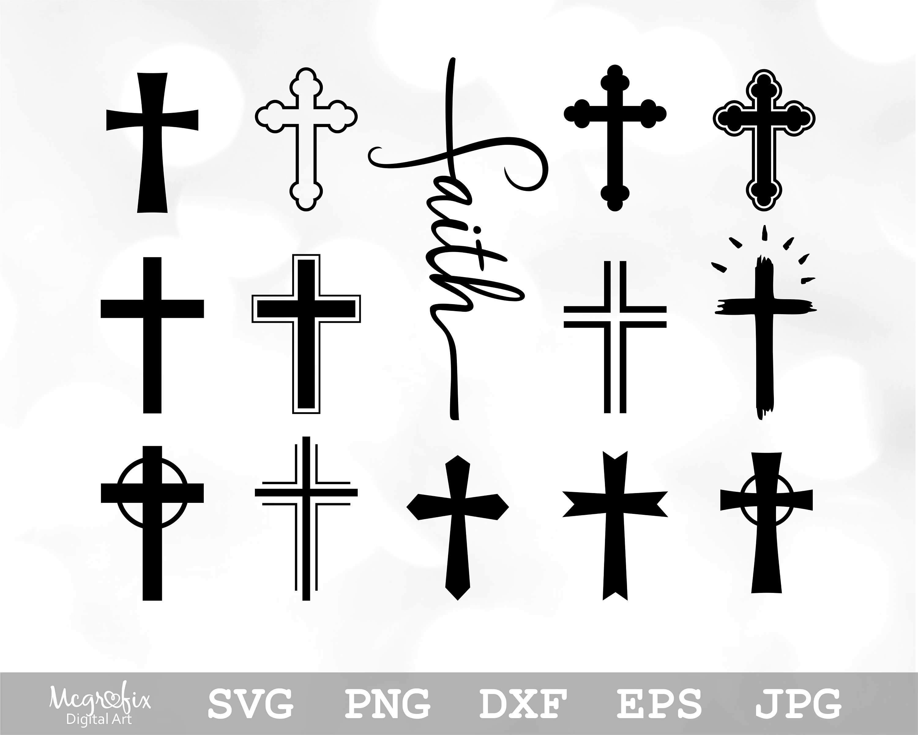 Cross Bundle Svg Cross Svg Faith Cross Svg Christian Etsy
