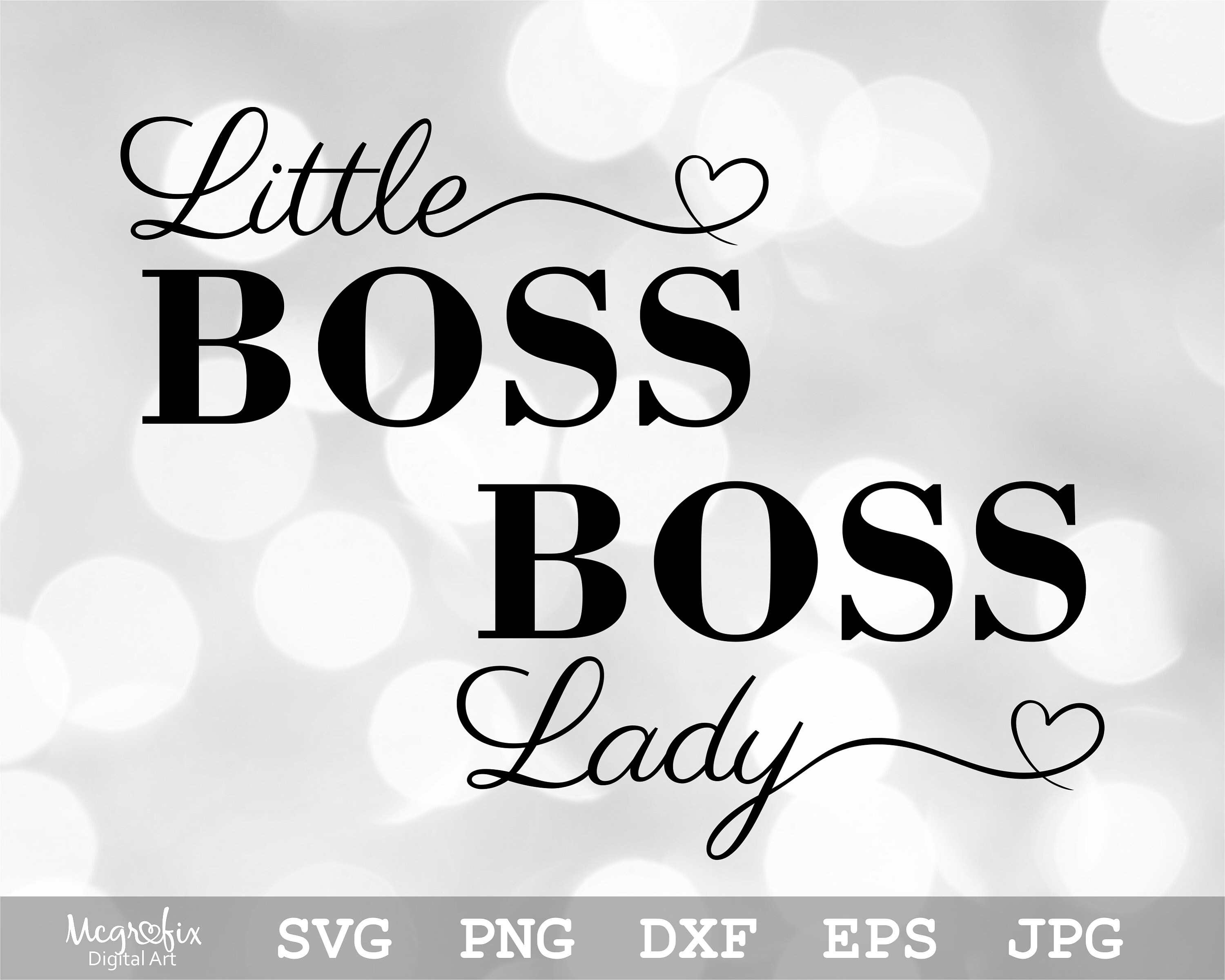 Boss Lady SVG Little Boss SVG Girl Boss SVG Mom Life Svg - Etsy