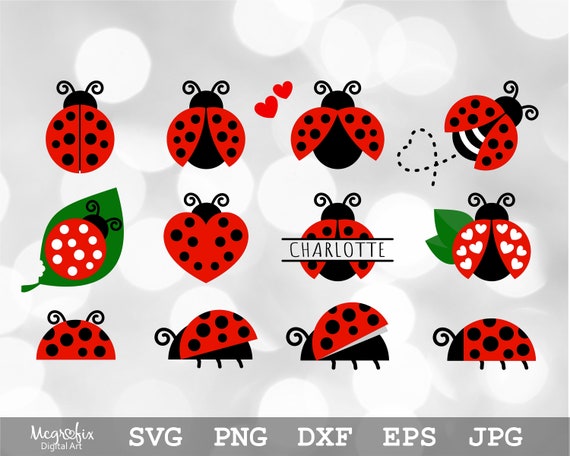 Ladybug Bundle SVG Ladybug SVG Ladybug SVG Layered - Etsy