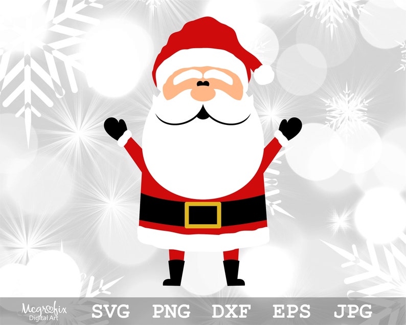 Santa SVG Santa Claus SVG Father Christmas SVG Christmas - Etsy