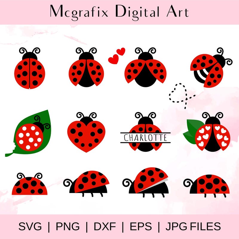 Layered Ladybug Svg - Etsy
