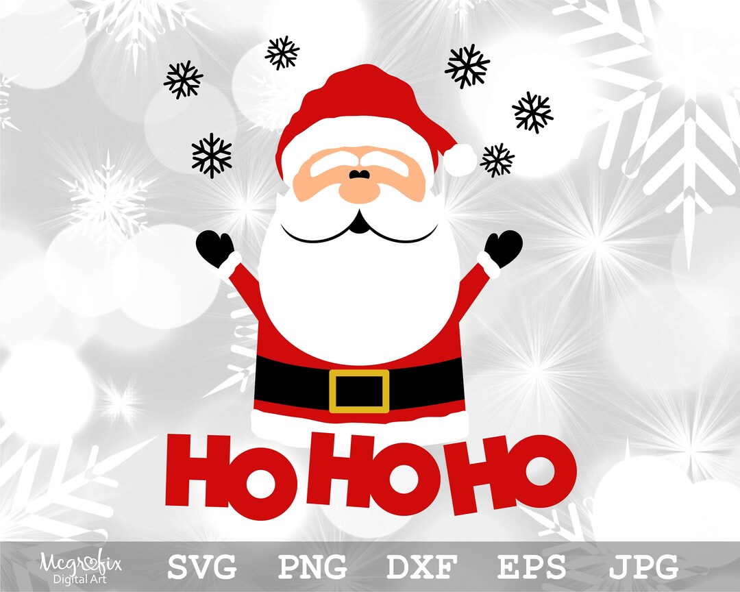 Ho Ho Ho Santa Claus SVG | Santa Claus SVG | Santa SVG | Christmas Svg ...