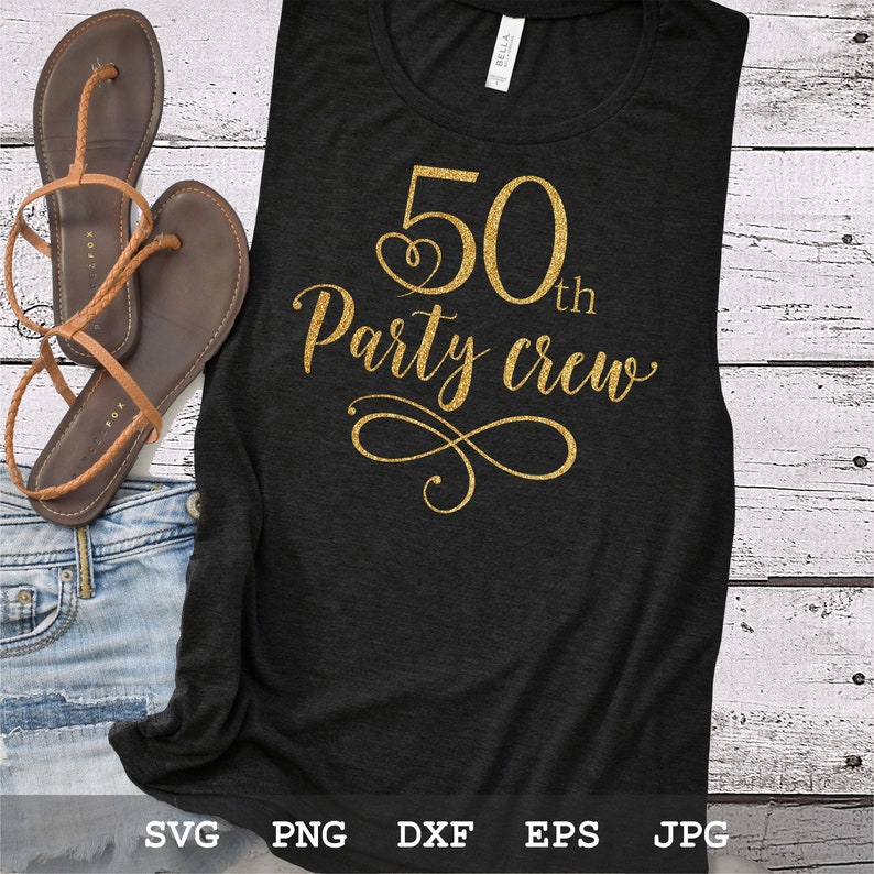 50th Party Crew SVG 50th Birthday Crew SVG 50th Birthday - Etsy UK