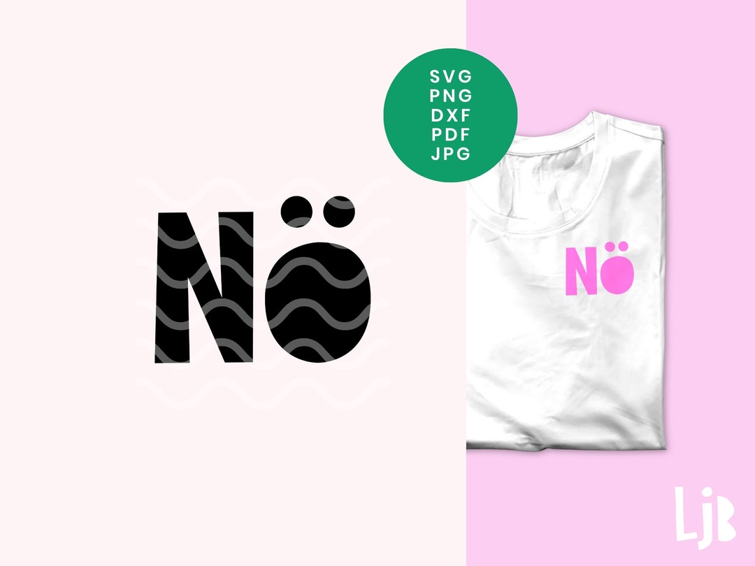 Nope, Digital File for Cutting Plotters, Plotter File, T-shirt Prints, Stickers. Cricut DIY ...