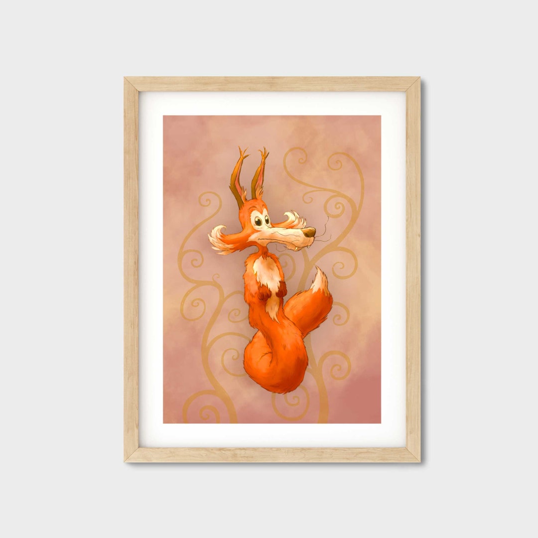 Red Fox Digital Download Printable Art - Etsy