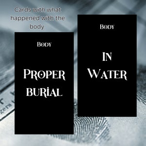 Crime Case Oracle Deck (100 Cards)*made TO ORDER* - Etsy