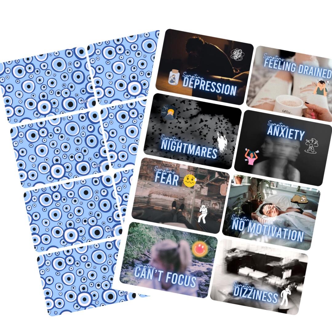 Printable: Evil Eye Oracle Deck (50 Cards) / PDF File - Etsy