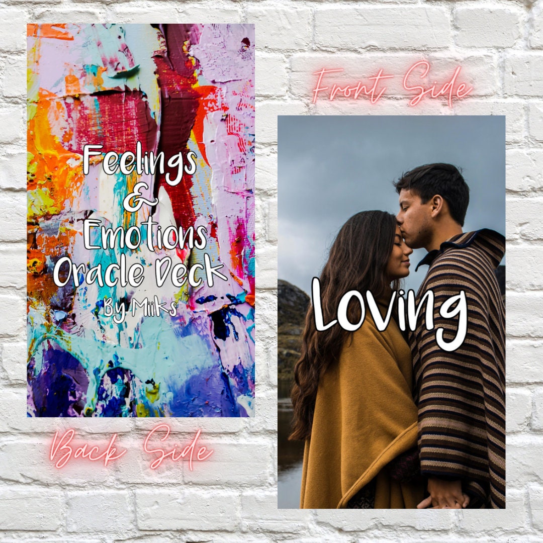 Feelings & Emotions Oracle Deck ( 72 Cards )*MADE TO ORDER* - Etsy