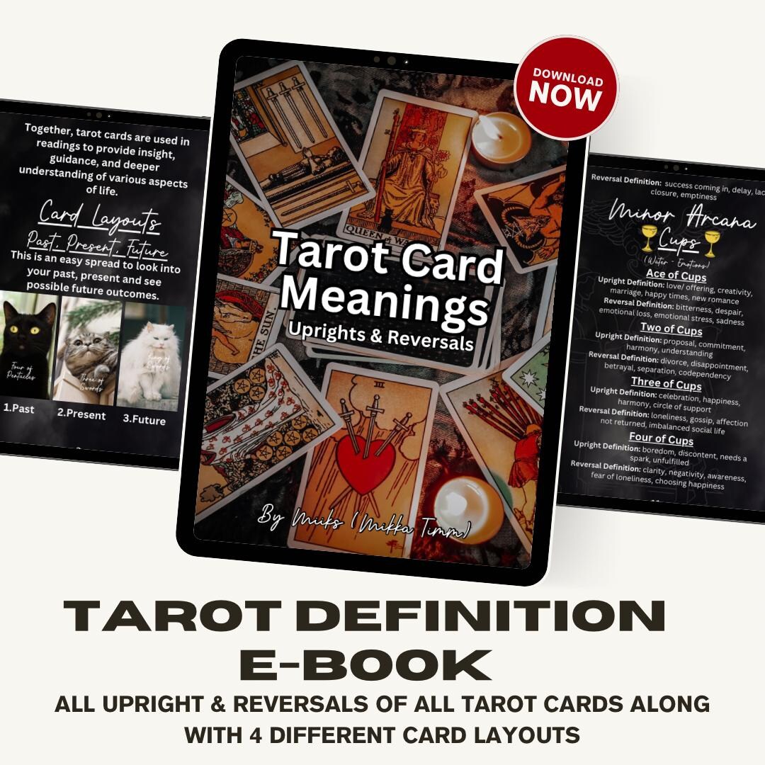 E-book Tarot Definition Booklet (21 Pages) PDF FILE - Etsy
