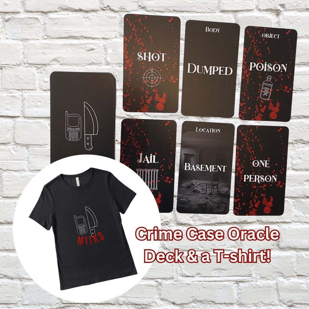 Crime Case Oracle Deck & Shirt MADE TO ORDER - Etsy