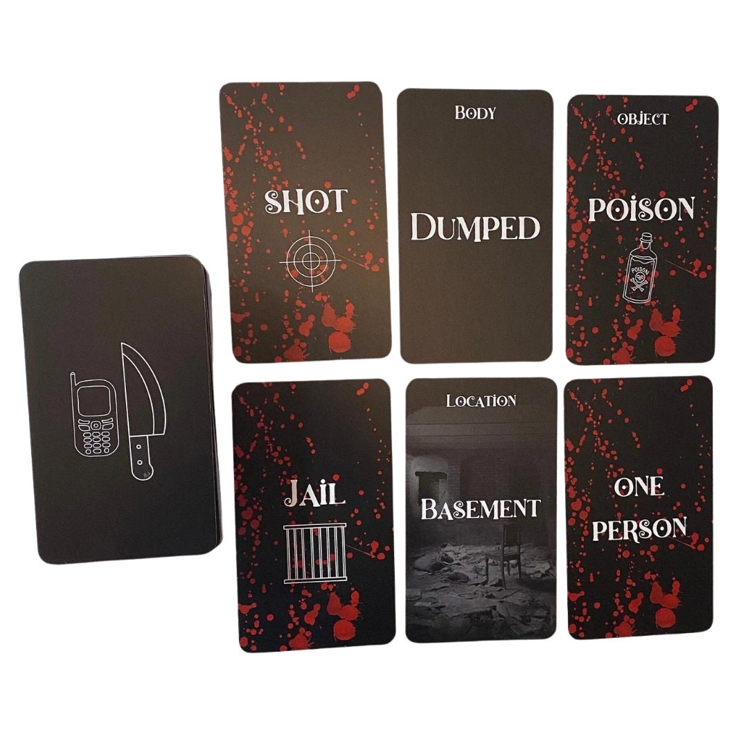Crime Case Oracle Deck (100 Cards)*made TO ORDER* - Etsy
