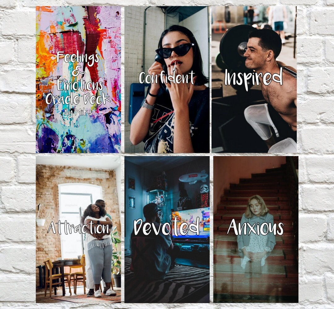 Feelings & Emotions Oracle Deck 72 Cards PRE ORDER - Etsy