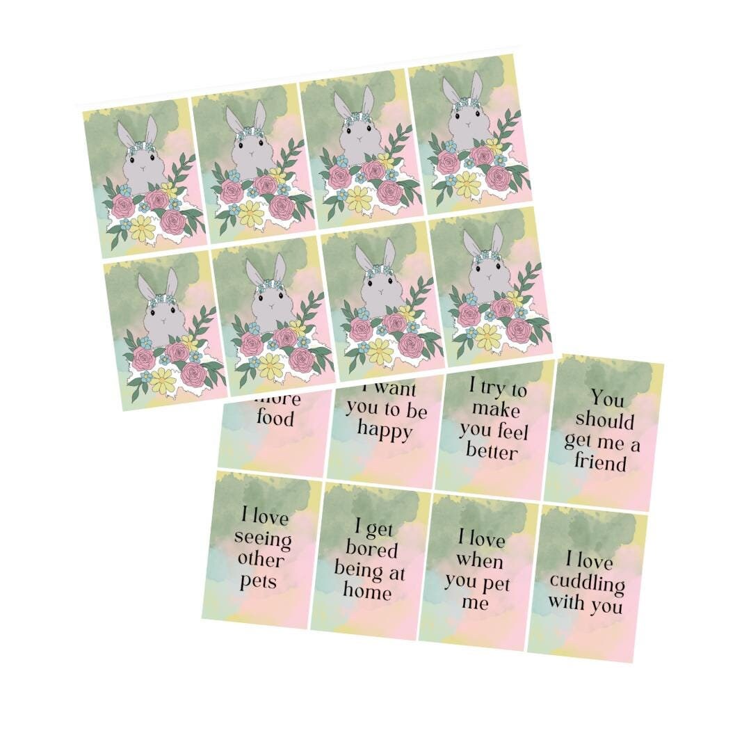 Printable: Pet Messages Oracle Deck ( 54 Cards) / PDF File - Etsy