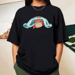 Ponyo Shirt, Cute Goldfish Ponyo Shirt, Studio Ghibli Shirt, Hayao ...