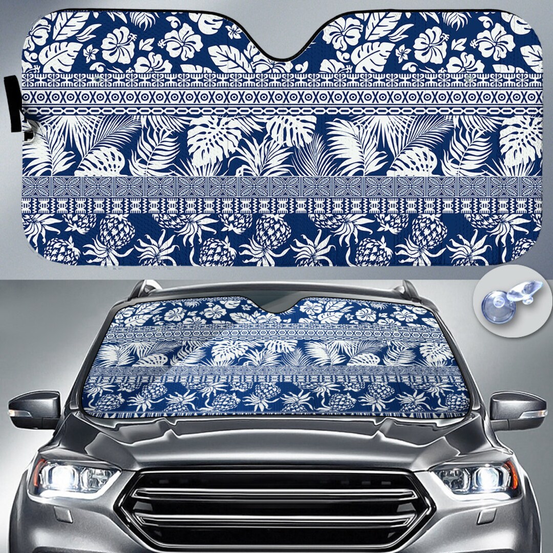 Tropical Car Sun Shade, Floral Windshield Sun Shade, Sun Shade Panel ...