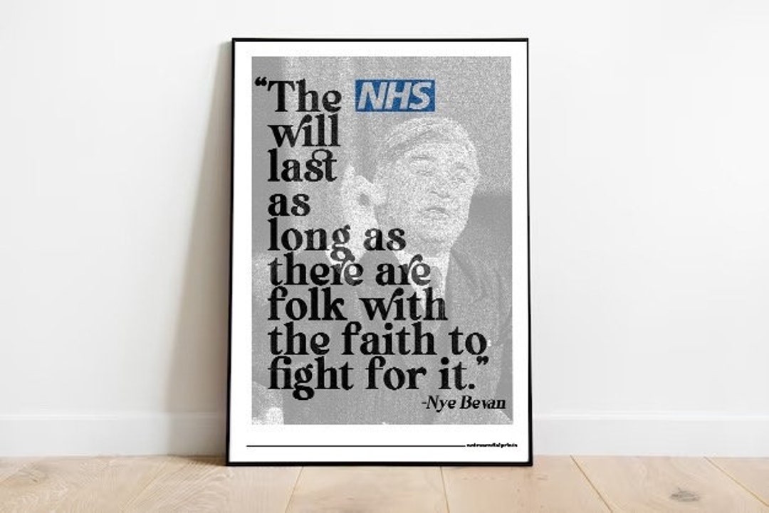 Nye Bevan NHS Print (general Election 2024) - Etsy