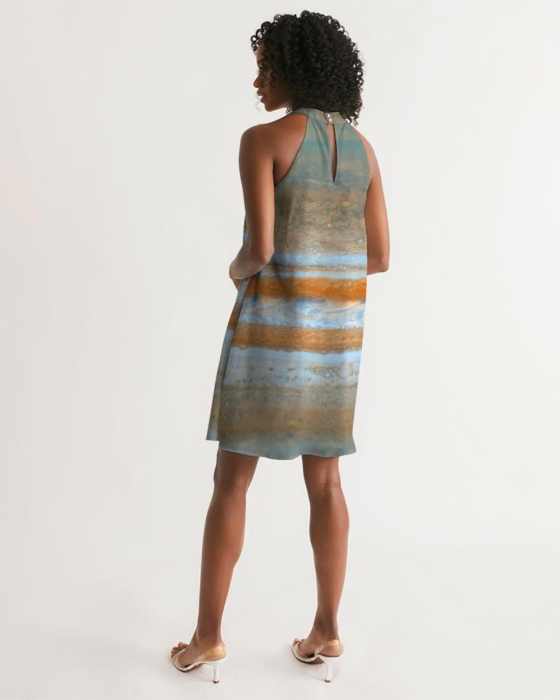 Jupiter Dress, Women's Halter Dress, Astronomy Gifts, Science Dress ...