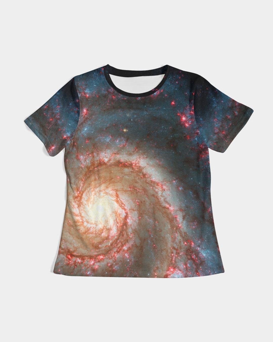 Astronomy Gifts: Whirlpool Galaxy Shirt for Women, Space Gift for ...