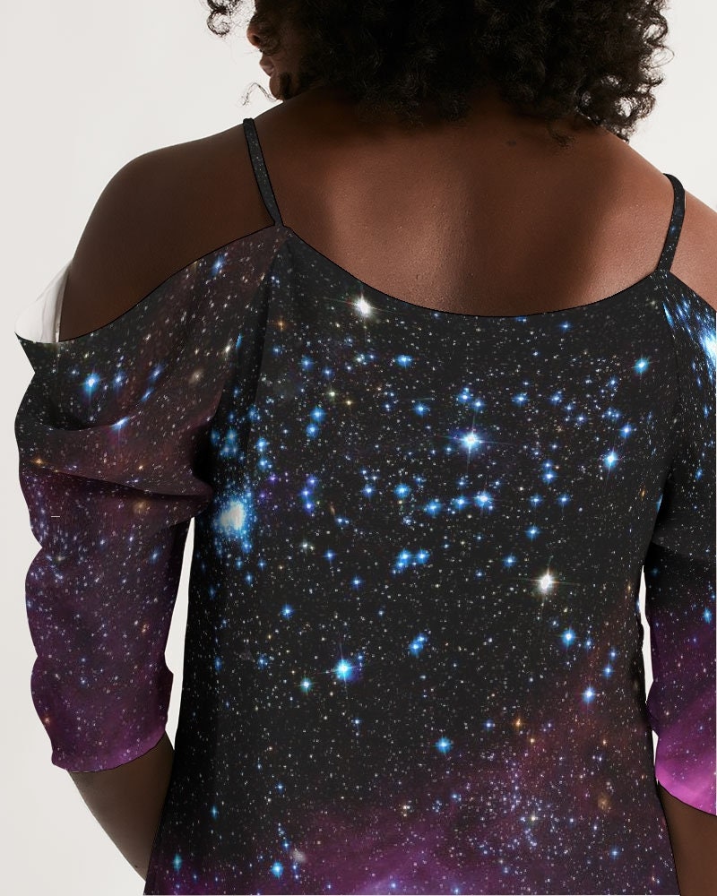 Nebula Star Dress Galaxy Print Space Dress Galaxy Dress | Etsy