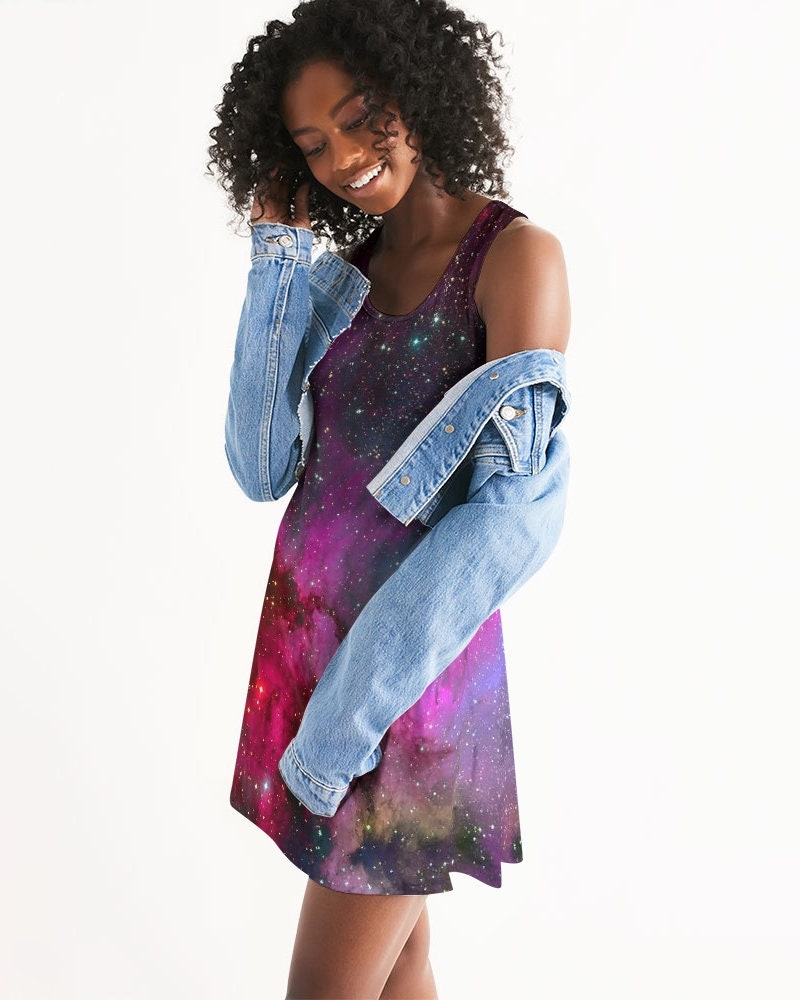 Galaxy Dress, Women's Racerback Space Dress, Astronomy Gifts, Science ...
