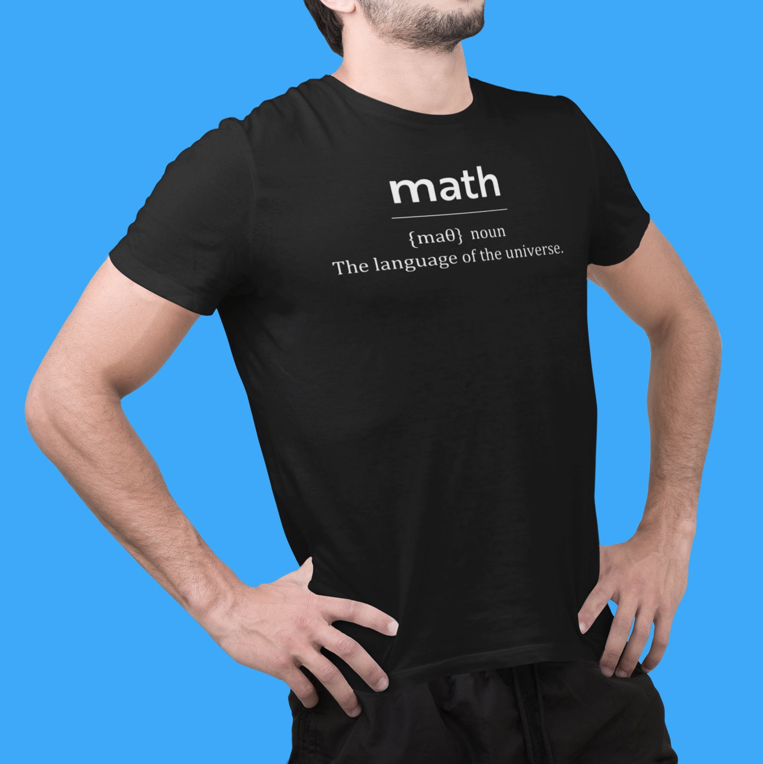Math Tshirt, Math is the Language of the Universe | Science Shirt for ...