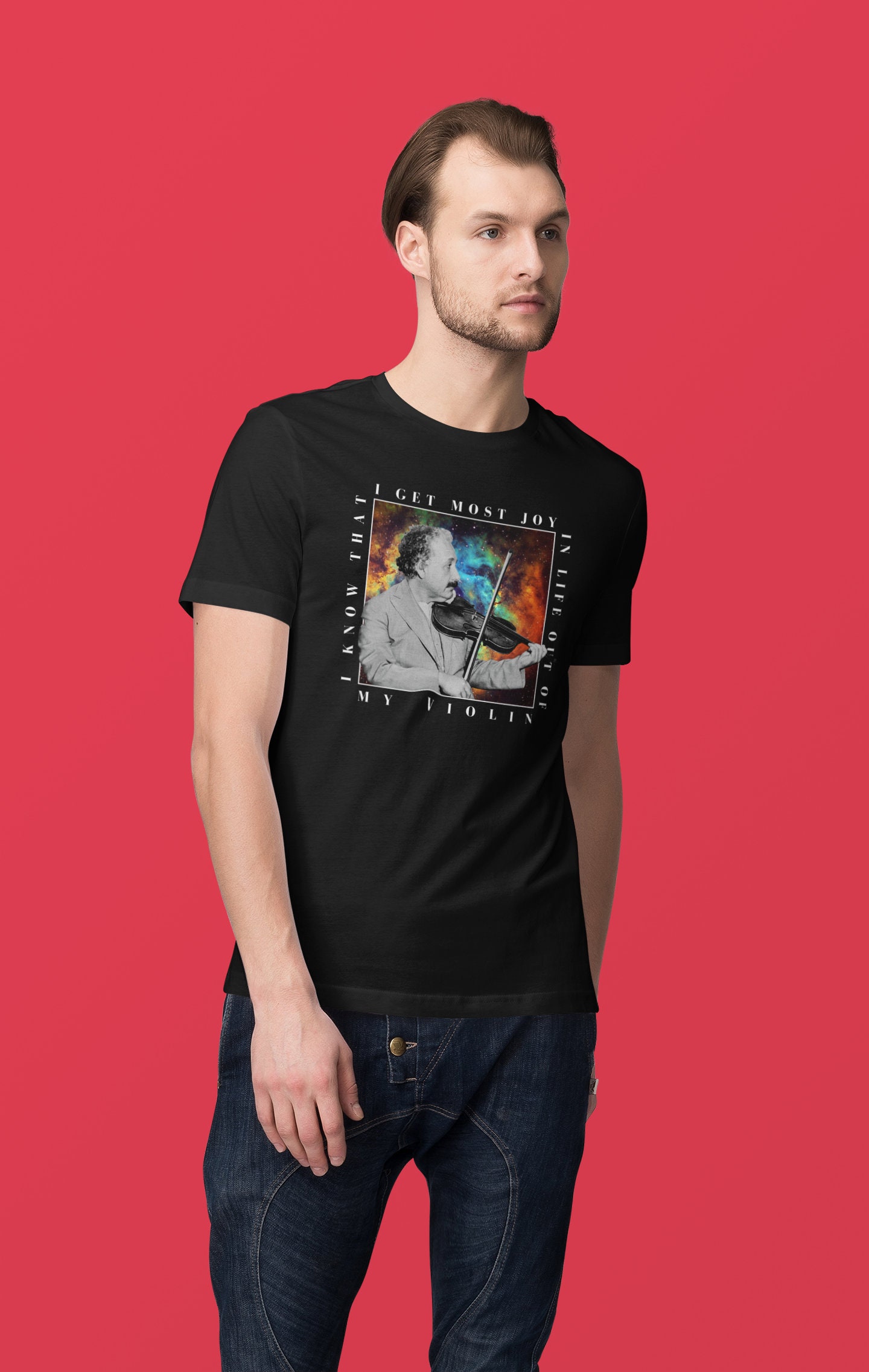 Violin Shirt Albert Einstein Tee Einstein Gift Shirt - Etsy