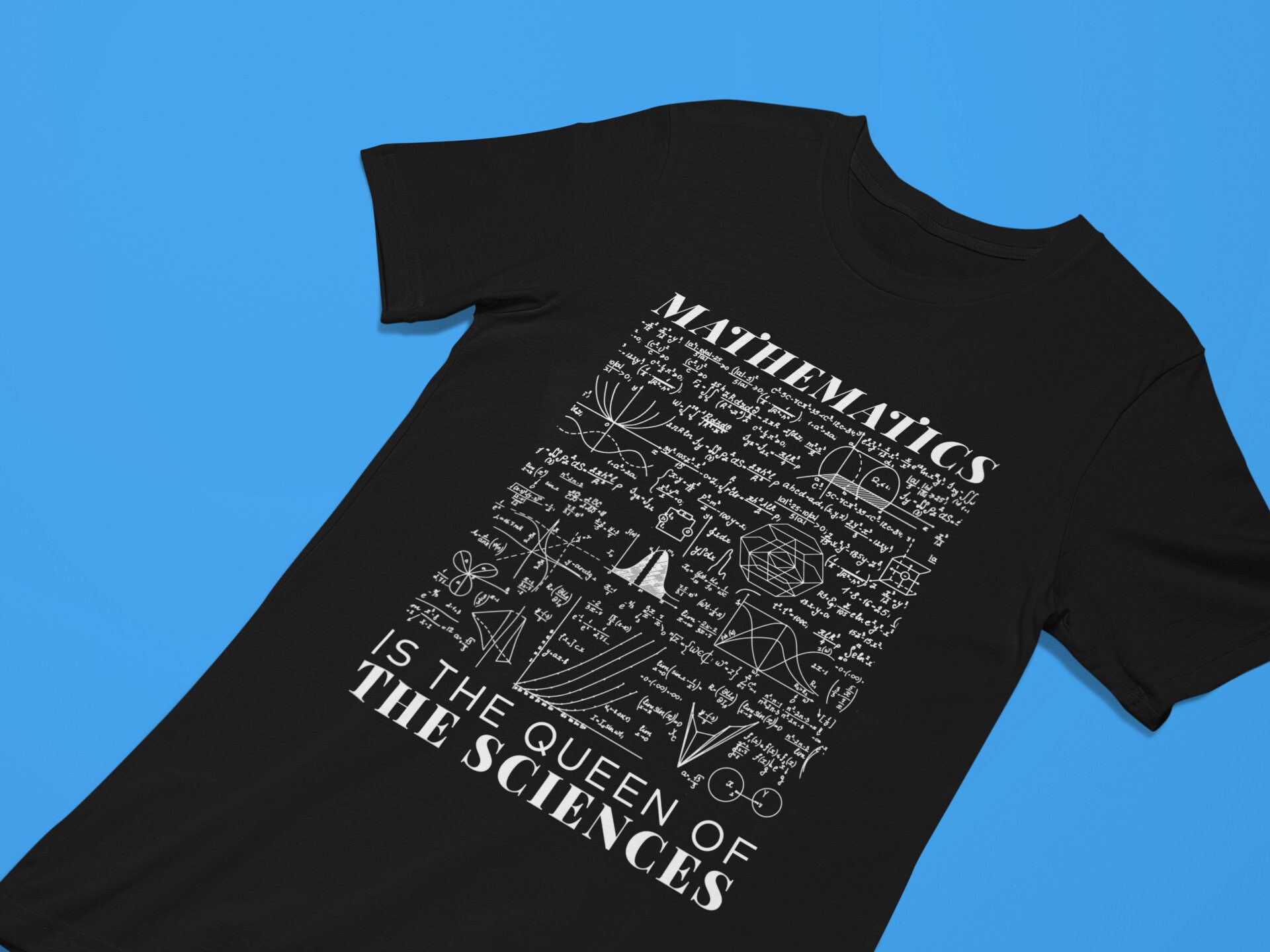 Math Tshirt, Queen of Sciences | Carl Gauss Shirt, Science Shirt for ...