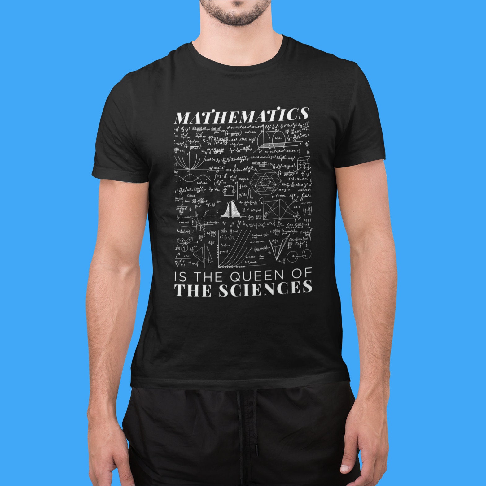 Math Tshirt, Queen of Sciences | Carl Gauss Shirt, Science Shirt for ...