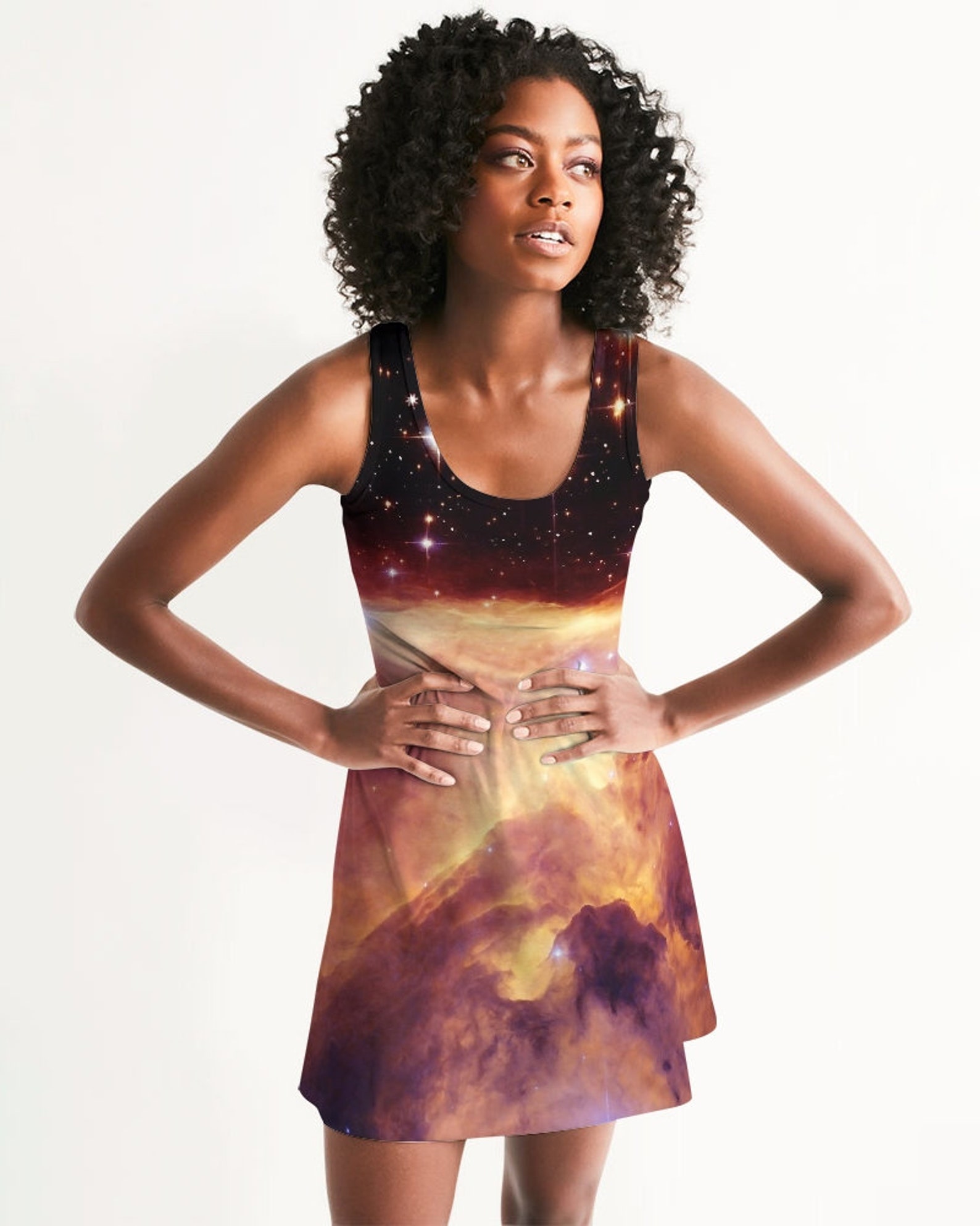 Galaxy Dress, Women's Racerback Space Dress, Astronomy Gifts, Science ...