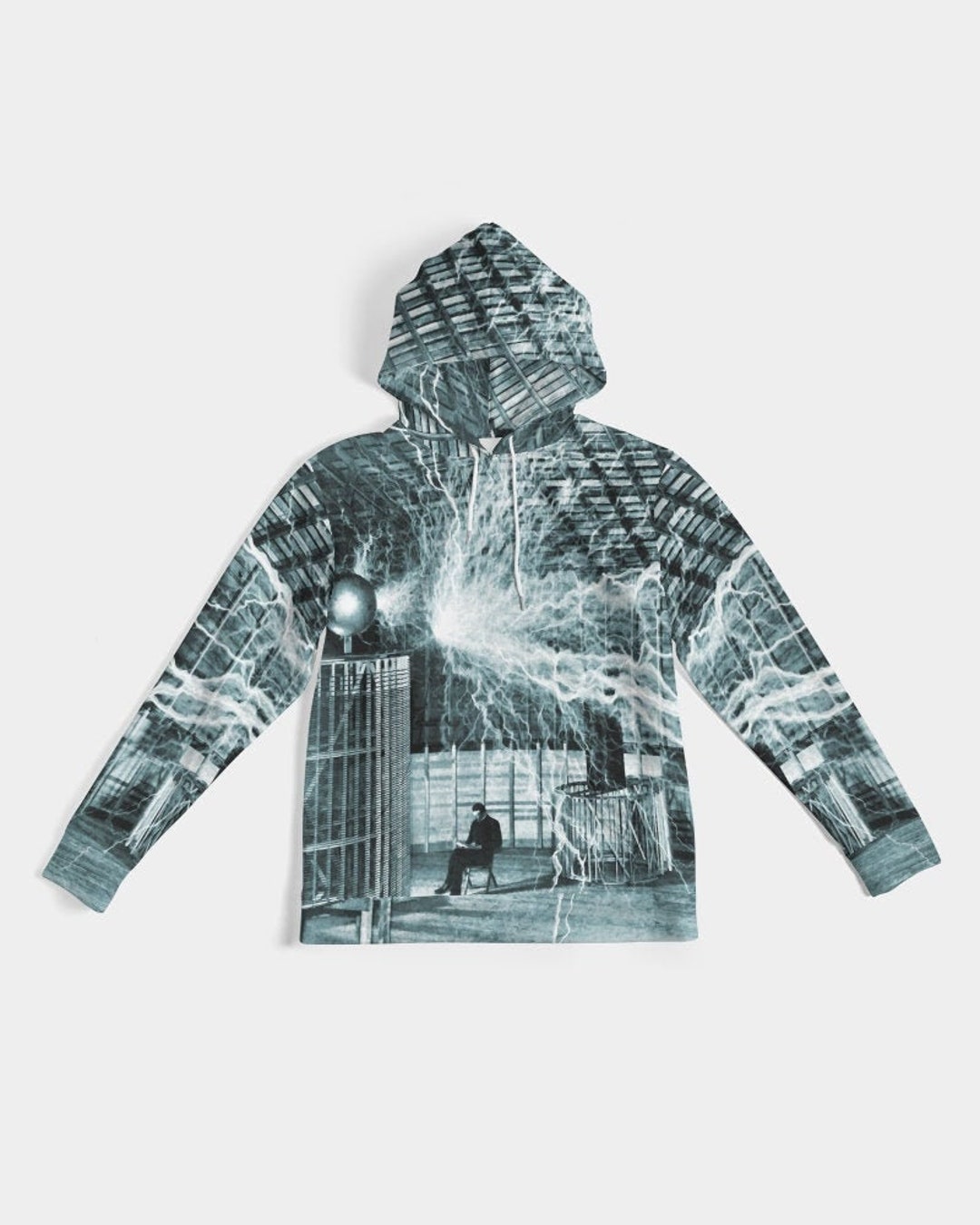 Tesla's Equipment Men's Hoodie, Nikola Tesla Hoodie, Physics Hoodie ...
