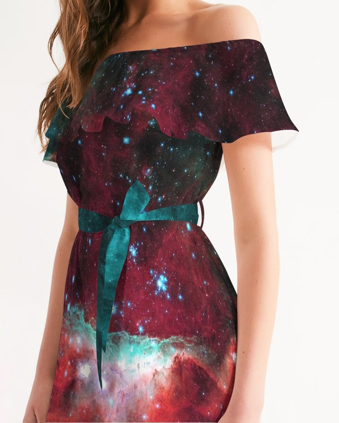 Galaxy Dress Space Dress Constellation Dress Galaxy Print | Etsy