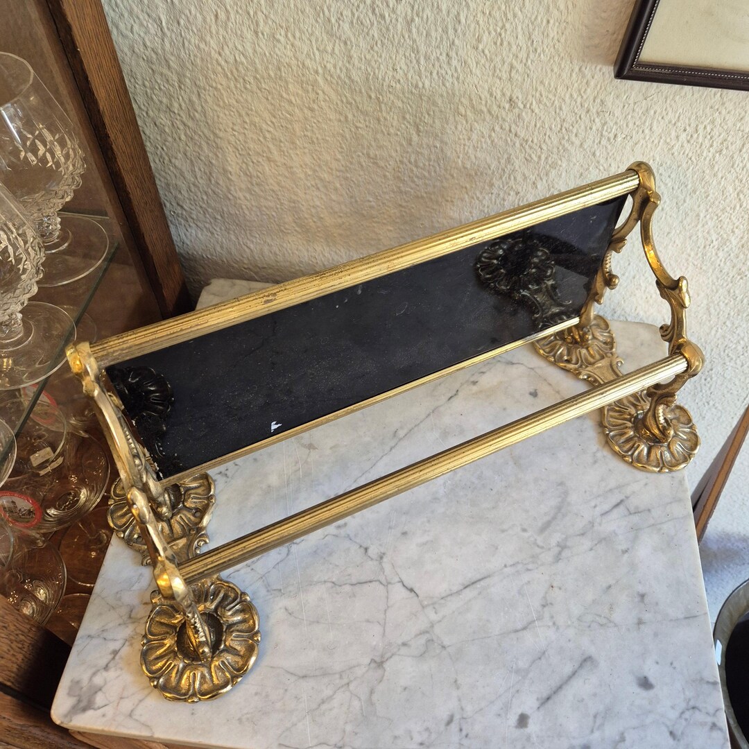 Antique Brass Bathroom Shelf Under the Mirror Shelf Bathroom Shelf ...