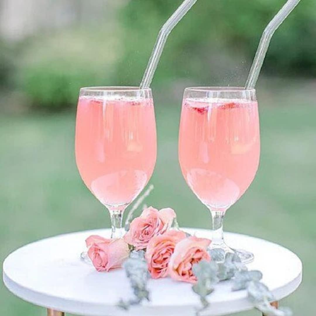 Glacier Clear Single Straw, Custom Text or Logo Straw, Reusable ...