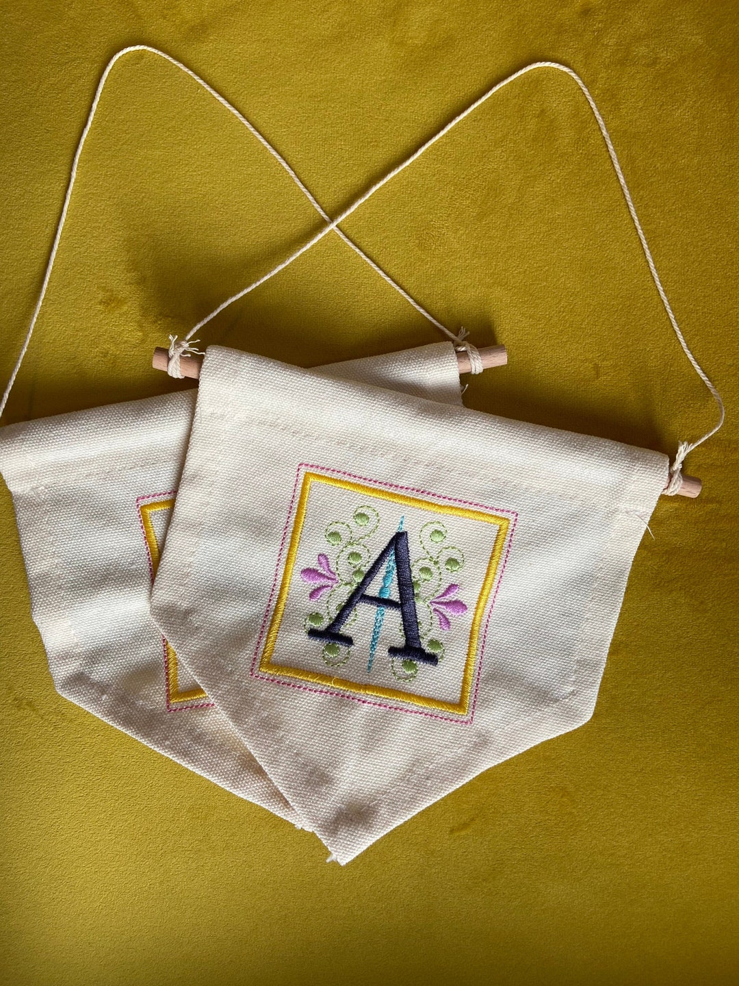 Personalised Initial Banner - Etsy