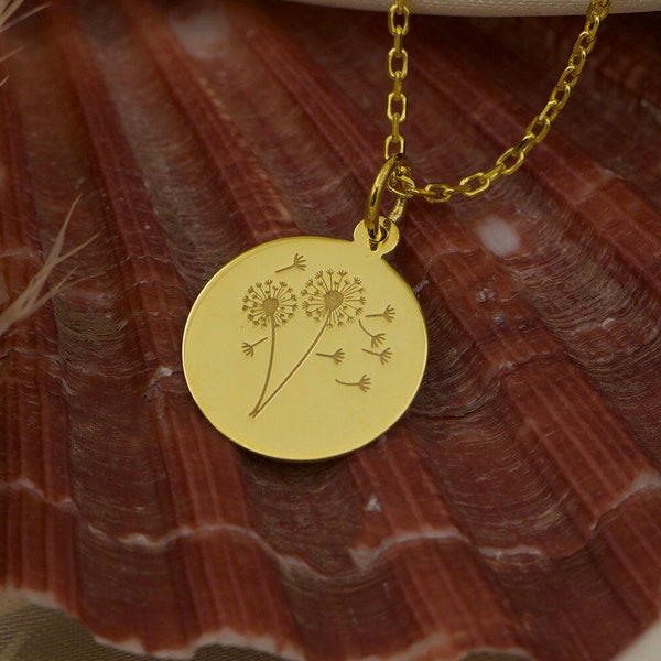 Dandelion Necklace - Etsy