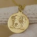 14K Solid Gold Cockapoo Necklace - Custom Dog Pendant, Personalized Pet ...